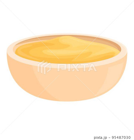 Hummus dip icon cartoon vector. Salad snack....のイラスト素材 [95487030] - PIXTA