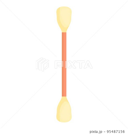 Clean swab icon cartoon vector. Medical wool....のイラスト素材 [95487156] - PIXTA