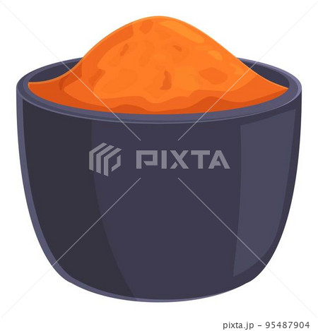 Powder food icon cartoon vector. Spice gincer....のイラスト素材 [95487904] - PIXTA