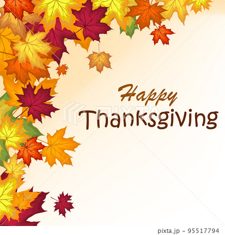 Thanksgiving Day Bannerのイラスト素材 [95517794] - PIXTA
