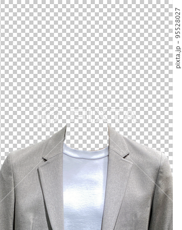 Male upper body, ID photo, composite, photo... - Stock Illustration ...