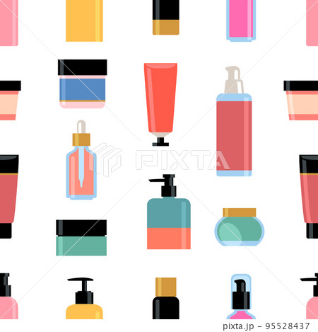 Skin care cosmetics setのイラスト素材 [95528437] - PIXTA