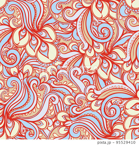 natural orange abstract patternのイラスト素材 [95529410] - PIXTA