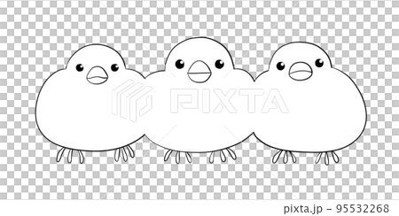 3 Little Birds Coloring Book Stock Illustration 95532268 PIXTA 3 Little Birds Coloring Book Stock Illustration 95532268 PIXTA