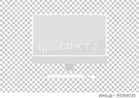 Desktop computer illustration (png) - Stock Illustration [95569235] - PIXTA