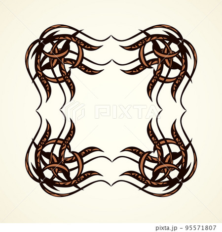 Vignette. Vector drawingのイラスト素材 [95571807] - PIXTA