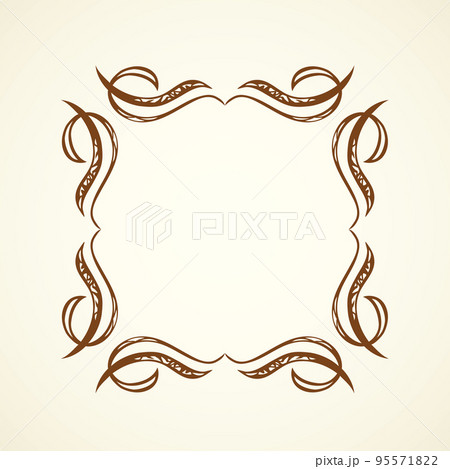 Vignette. Vector drawingのイラスト素材 [95571822] - PIXTA