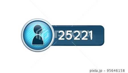 Image of 25221 users on white backgroundのイラスト素材 [95646158] - PIXTA