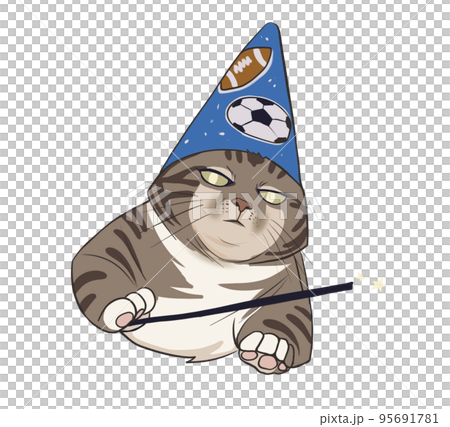 Funny Cartoon Style Meme Cats Illustration Drawingのイラスト素材 [95691781 ...