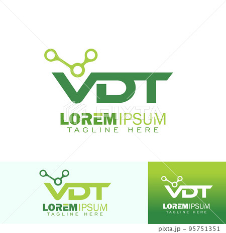 VDT Monogram Initial Logo Signのイラスト素材 [95751351] - PIXTA