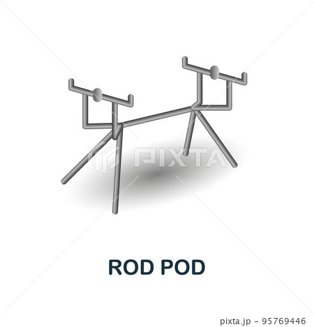 Rod Pod icon. 3d illustration from fishing...のイラスト素材 [95769446] - PIXTA