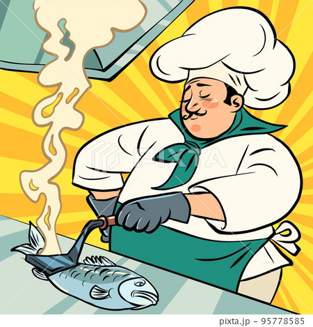 Fish Clip Art Images Of Chefs Cooking 2,800+ Baked Fish Stock