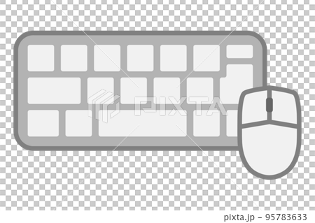 PC keyboard and mouse - Stock Illustration [95783633] - PIXTA