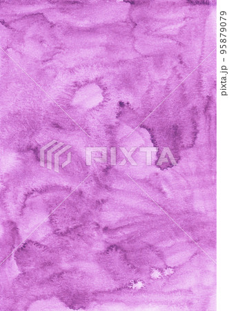 Watercolor fuchsia background texture painting. のイラスト素材 [95879079] - PIXTA