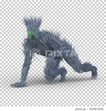 Grass monster - Stock Illustration [95893940] - PIXTA