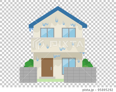 Housing _ water wet - Stock Illustration [95895292] - PIXTA