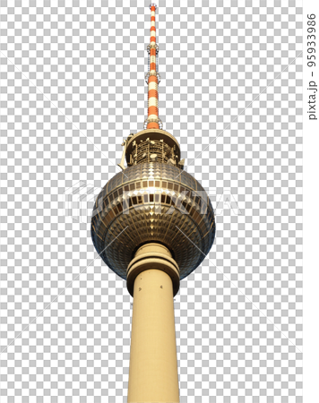 Fernsehturm (TV Tower) in Berlin transparent PNGのイラスト素材 [95933986] - PIXTA