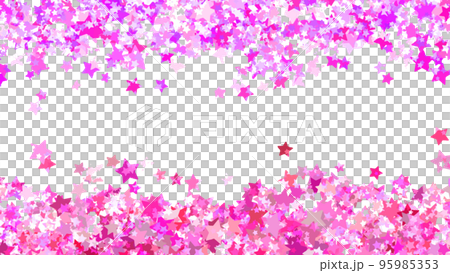 Pink and purple star sand header & footer 16:9... - Stock Illustration ...