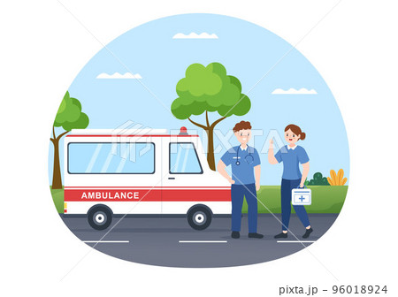 Ambulance Driver Cartoons 34+ Thousand Cartoon Ambulance Royalty Free