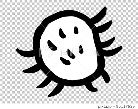 Cute tick / hand-drawn illustration material - Stock Illustration ...