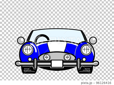 A blue car - Stock Illustration [96126416] - PIXTA