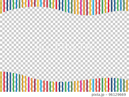 SDGs 17色のフレーム背景素材のイラスト素材 [96129669] - PIXTA