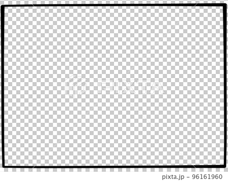 Freehand square frame illustration material - Stock Illustration ...