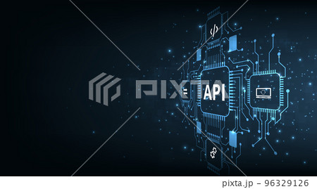 Application Programming Interface (API) design.のイラスト素材 [96329126] - PIXTA