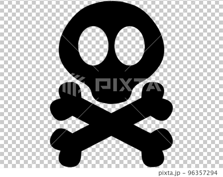 Skull mark illustration material - Stock Illustration [96357294] - PIXTA