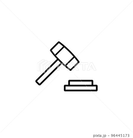 Mallet vector iconのイラスト素材 [96445173] - PIXTA