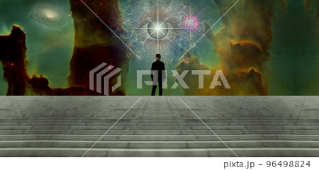 Man and Godのイラスト素材 [96498824] - PIXTA