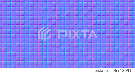 Normal map of shower wall mosaic tile seamless...のイラスト素材 [96518991] - PIXTA