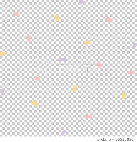 Colorful Simple Confetti Cutoutのイラスト素材 [96533086] - PIXTA