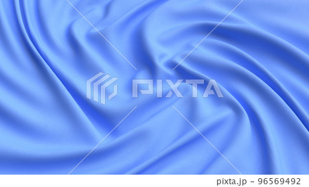 Blue colored cloth piece of fabric backgroundのイラスト素材 [96569492] - PIXTA