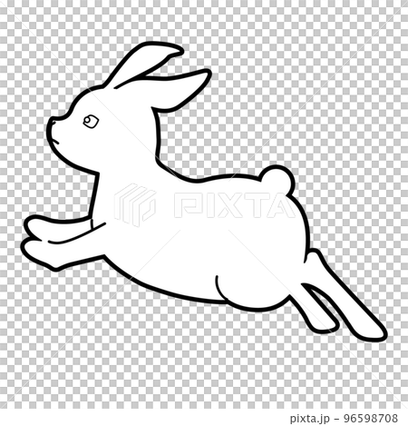 Jumping Bunny Outline Hare Jumping Stock Illustrations – 3,670 Hare