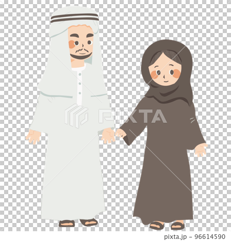 qatar national dress - Stock Illustration [96614590] - PIXTA