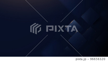 Abstract luxury royal blue squares background....のイラスト素材 [96656320] - PIXTA