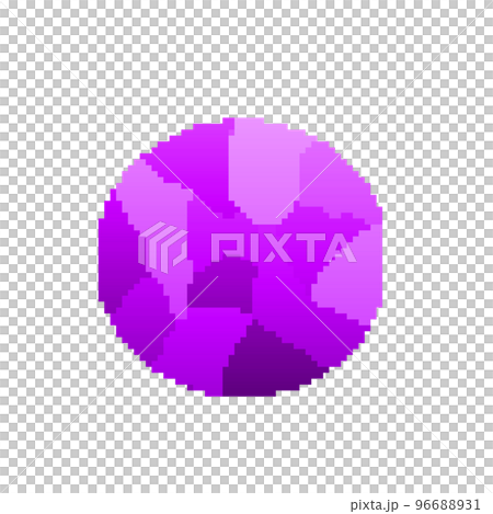 Pixel art _ ore (purple) - Stock Illustration [96688931] - PIXTA