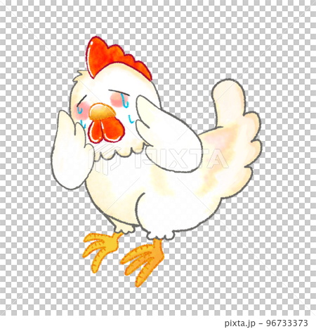 crying chicken - Stock Illustration [96733373] - PIXTA