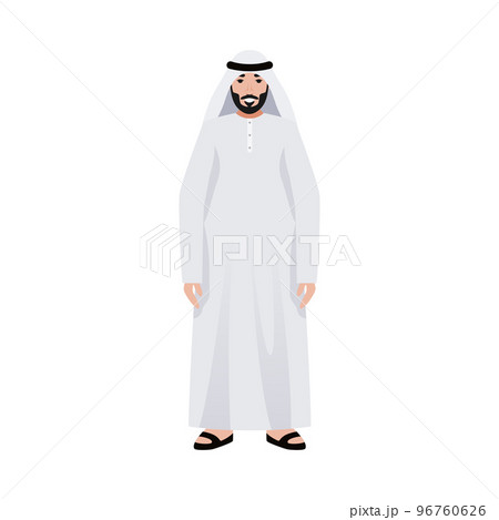 UAE Local Man Compositionのイラスト素材 [96760626] - PIXTA