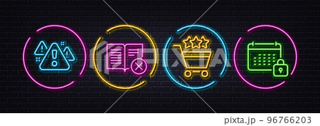 Warning, Shopping rating and Reject book...のイラスト素材 [96766203] - PIXTA