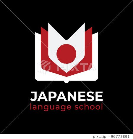 Vector logo of the Japanese language schoolのイラスト素材 [96772891] - PIXTA