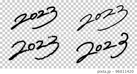 2023 calligraphy vector material - Stock Illustration [96811420] - PIXTA