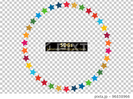 SDGs 17 color star circular frame - Stock Illustration [96838966] - PIXTA