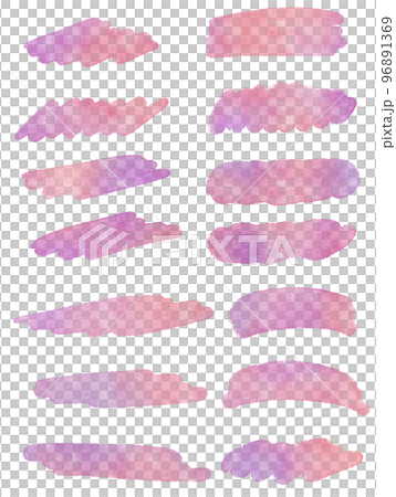 Pink yellow watercolor title background... - Stock Illustration ...