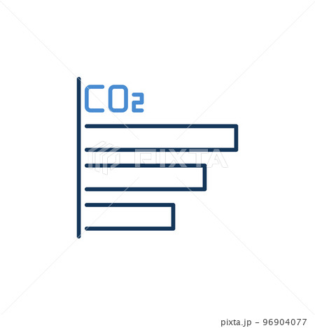 Carbon Dioxide CO2 Bar Chart vector concept...のイラスト素材 [96904077] - PIXTA