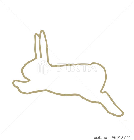 Jumping Bunny Outline Hare Jumping Stock Illustrations – 3,670 Hare