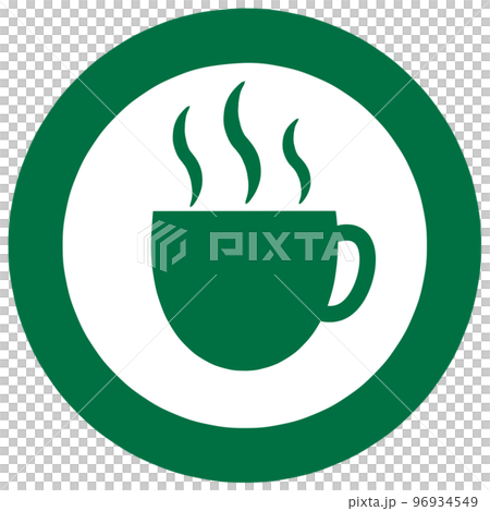 coffee cup mark - Stock Illustration [96934549] - PIXTA
