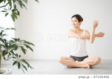 ストレッチ イメージの写真素材 [97100460] - PIXTA