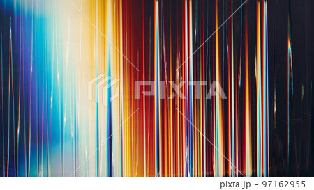 Distorted screen. System damage. Glitch effect...のイラスト素材 [97162955] - PIXTA